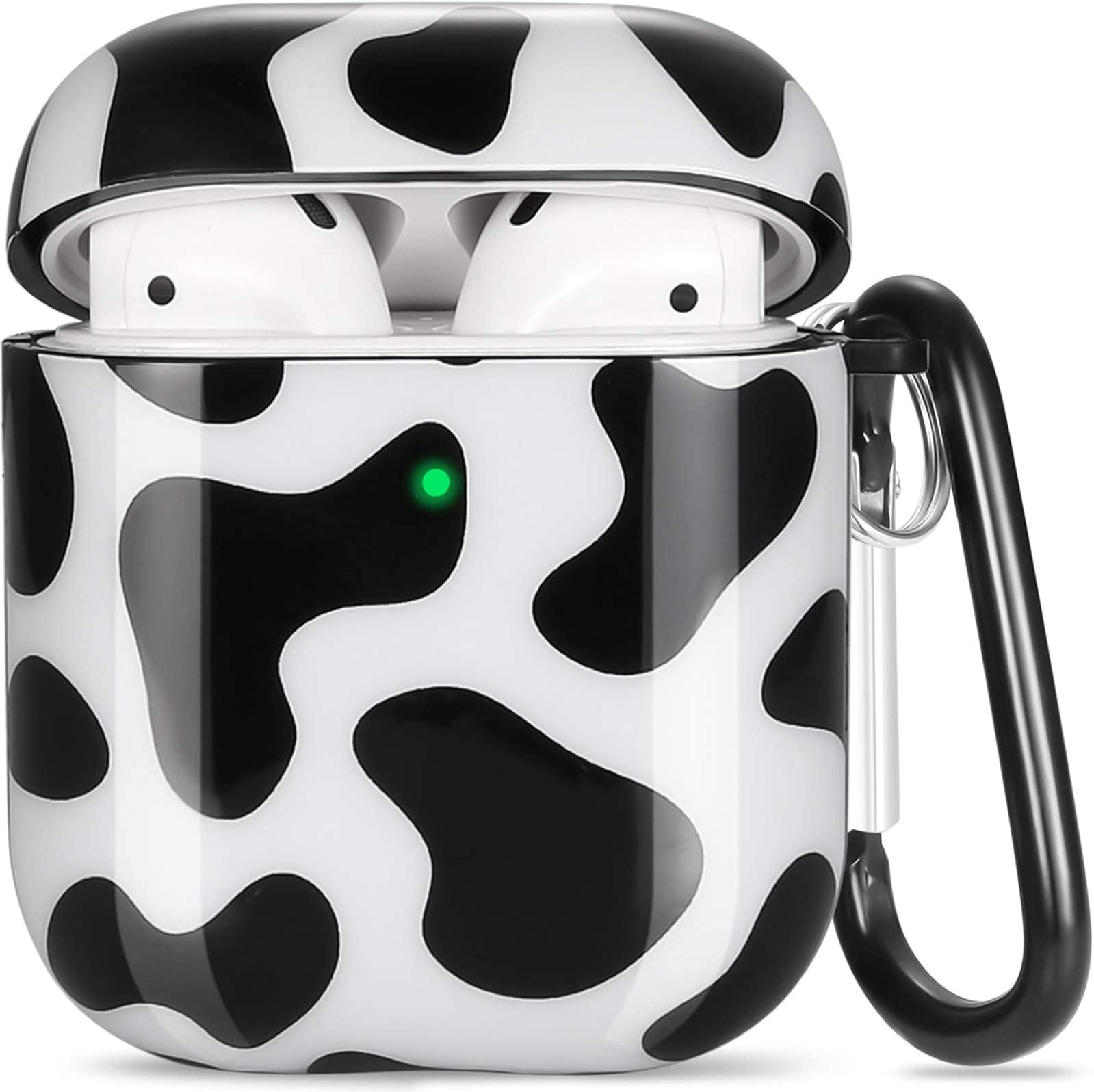 Amazon.com: Airpod Case Soft Silicone Flexible Skin Cow Print, YOMPLOW ...