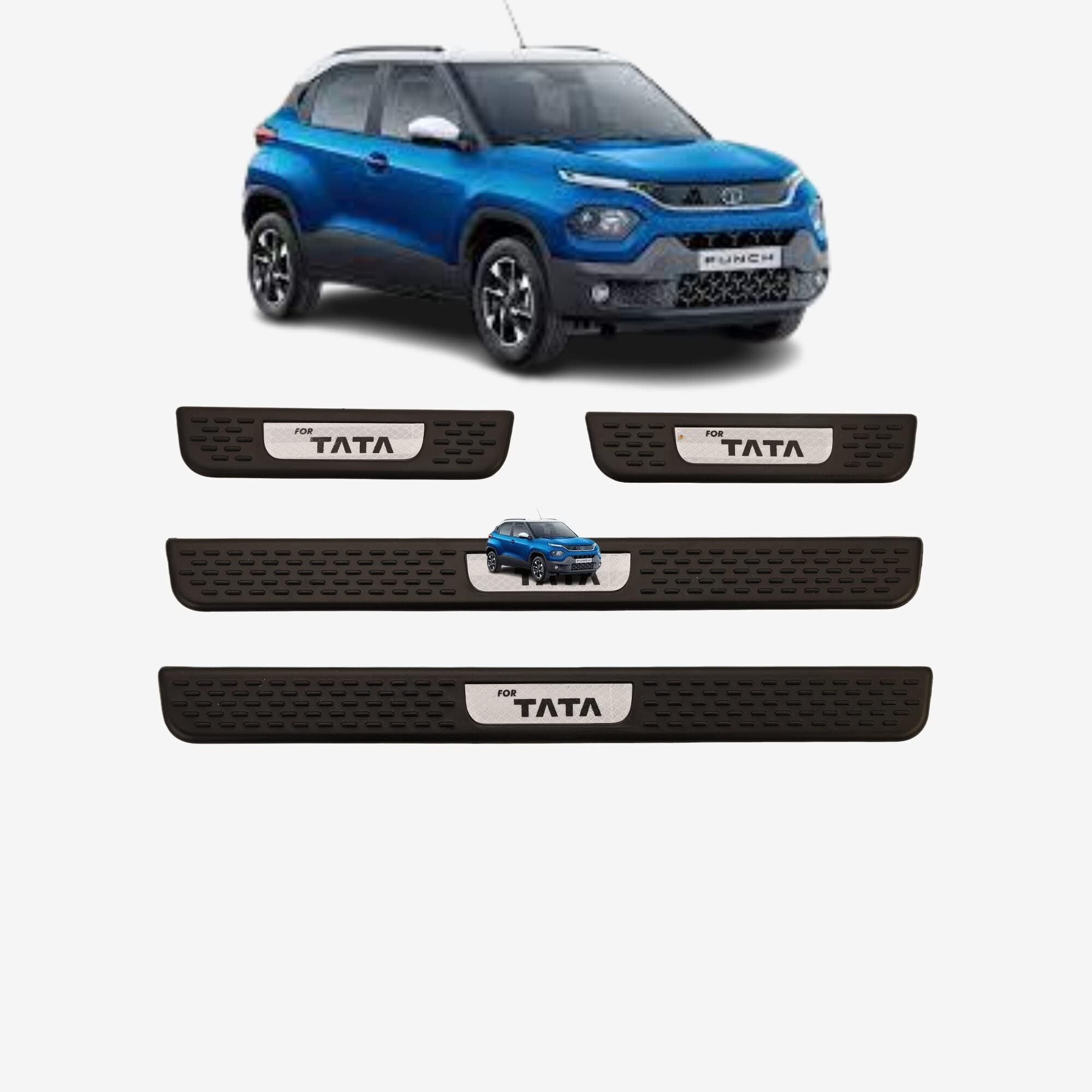 rewaive Abs Plastic Car Door Foot Step for Tata Punch, Sill Plate with ...