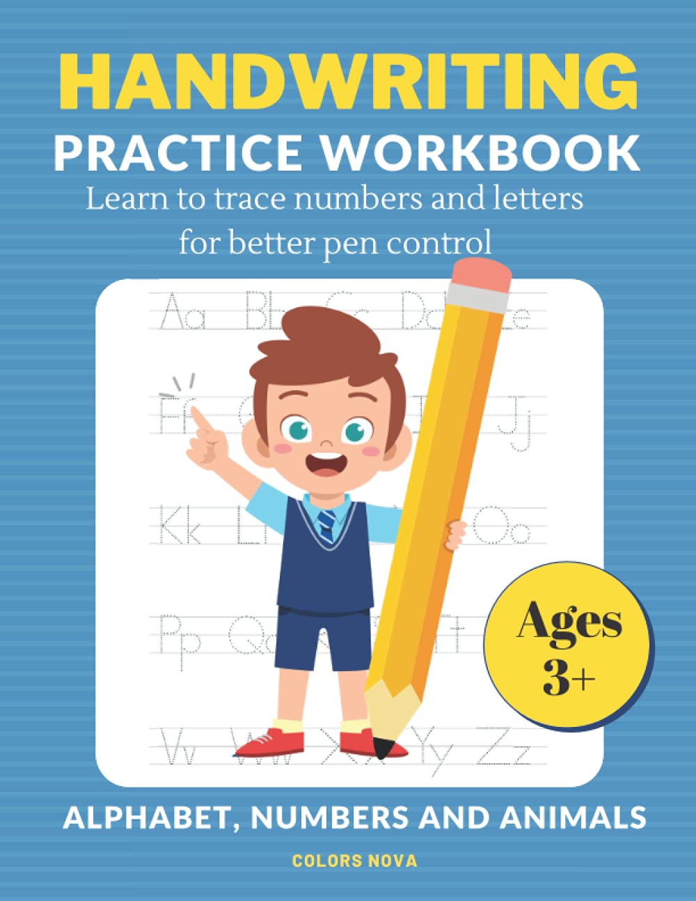 Buy Handwriting Practice Book for Kids: Learn to Trace Alphabet Letters ...