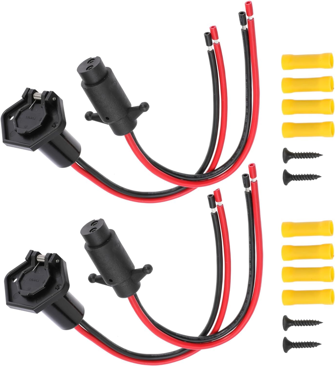Amazon.com: 12V Trolling Motor Connector 8AWG 2 Wire Trolling Motor ...