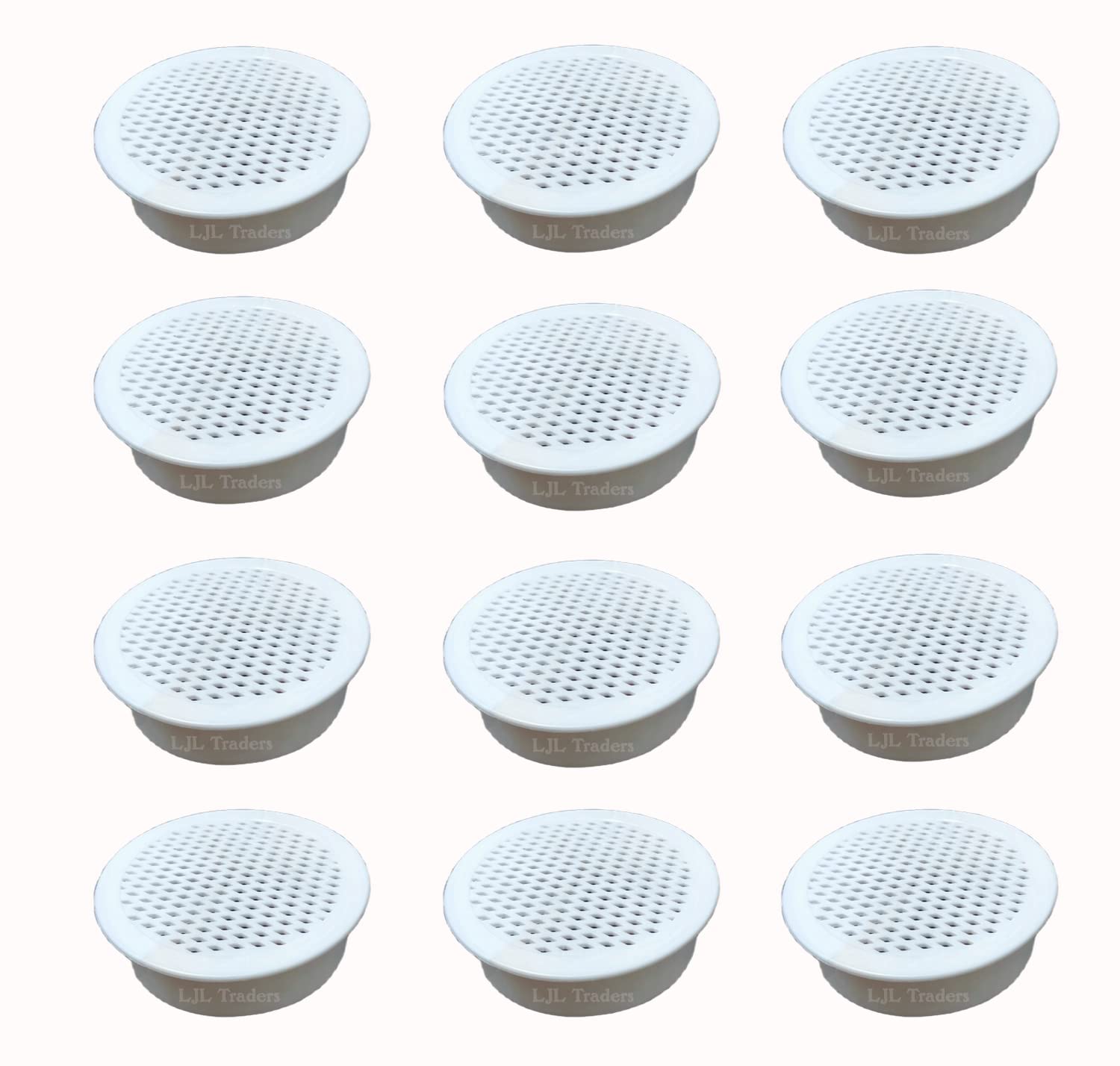 Buy LJL Traders Round Wall Air Hole Closer/Circle Air Cowl/Air Vent ...