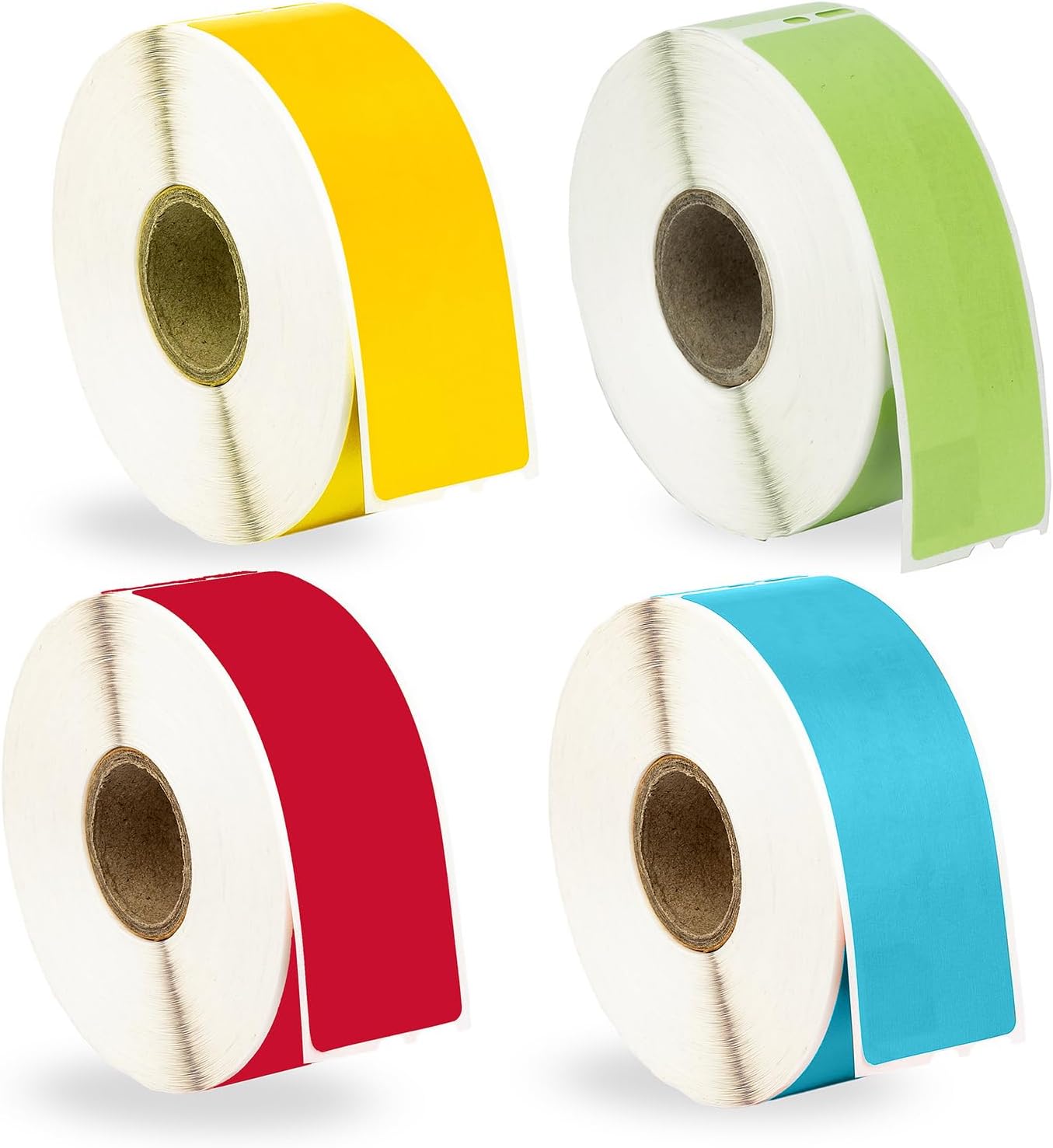 12Rollos 3rollos de cada color, 350etiquetas por rollo de dymo ...