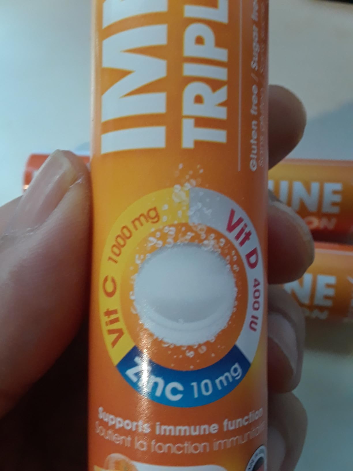 Nutrazul Immune Triple Action Effervescent Tablets - Vitamin C 1000 mg ...