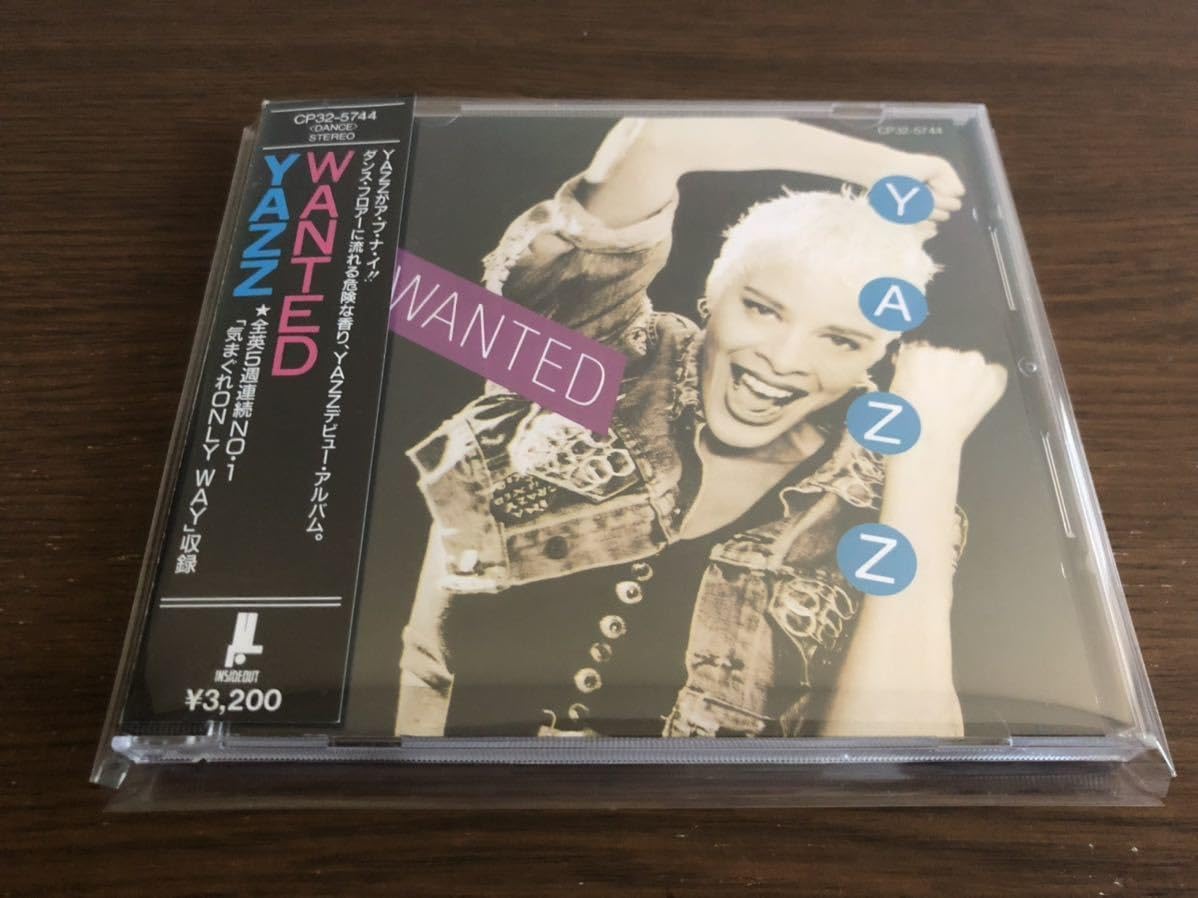 Amazon.co.jp: 「WANTED」YAZZ 日本盤 旧規格 CP32-5744 消費税表記なし 帯付属 1st / The Only ...