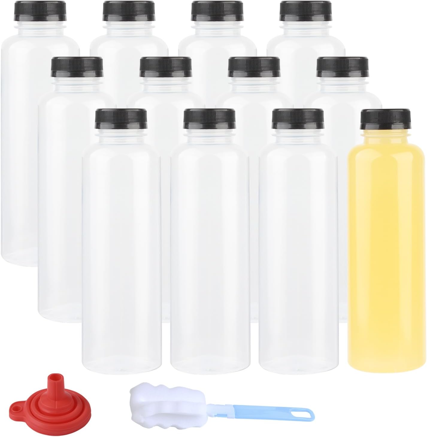 Amazon.com: zmybcpack 12 Pack 8oz PP Heat-Resistant Plastic Juice ...