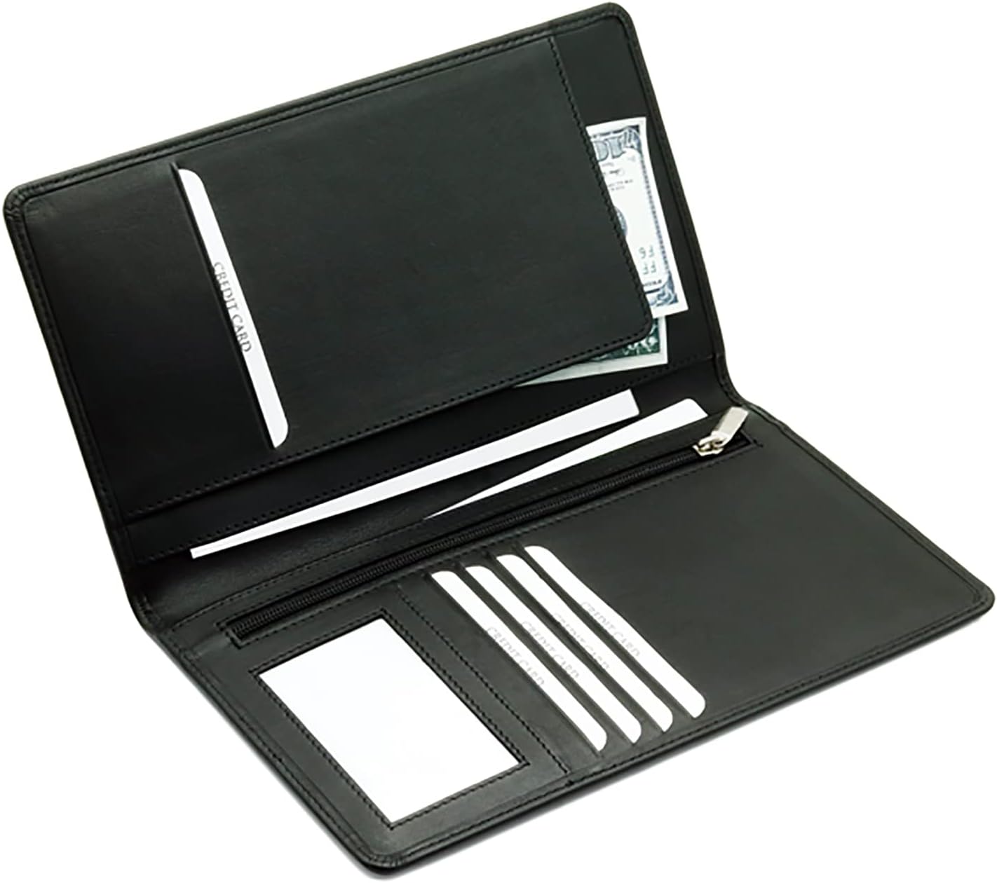 Amazon.com | Chase Plus Genuine Leather Travel Wallet Passport Holder ...