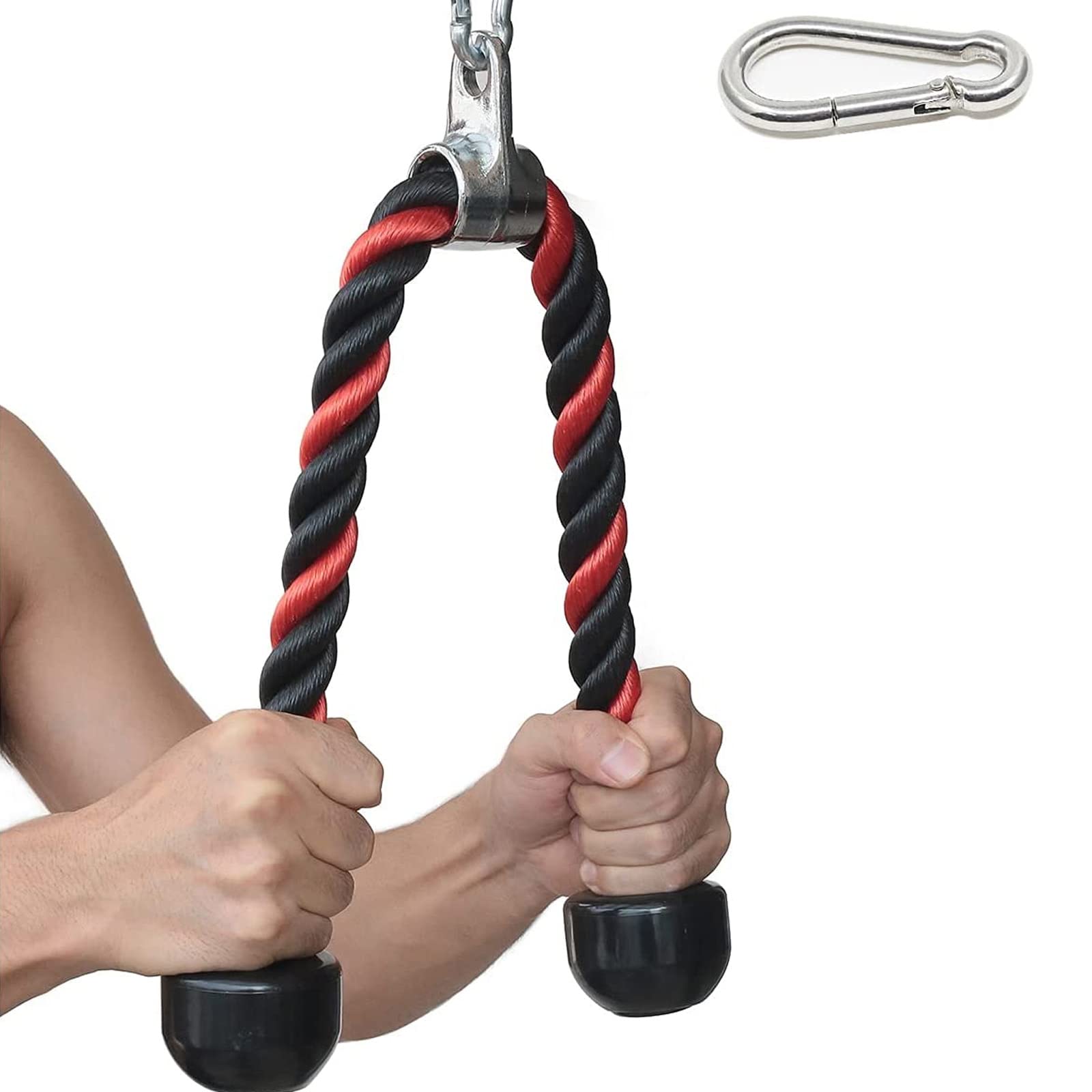 Buy Tricep Rope 27 & 36 inches 2 Colors Fitness Attachment Cable ...