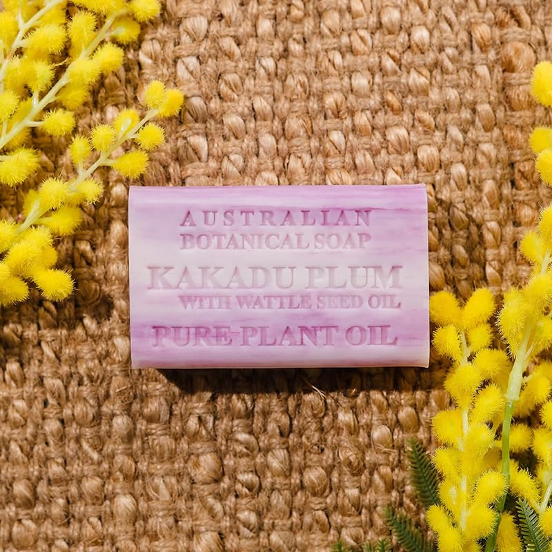 Amazon.com : Australian Botanical Soap Bars, Kakadu Plum with Wattle ...
