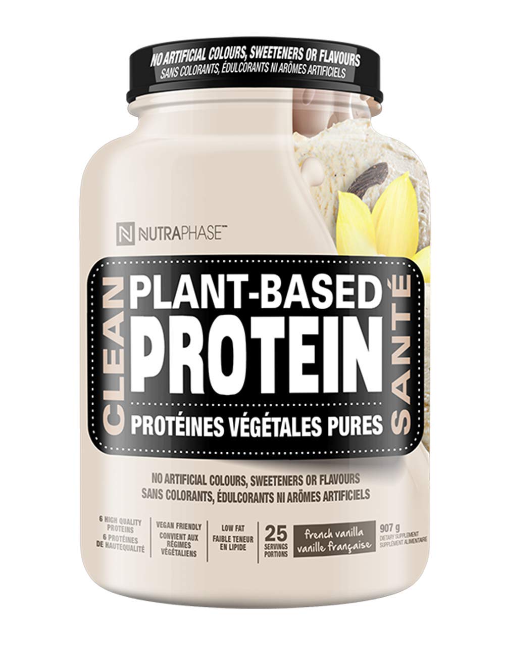 NutraPhase Clean Plant Based Protein Vanilla, 25 Servings, 907 g (Pack of 1) : Amazon.ca: Health ...