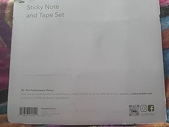 Amazon.com : Mr. Pen- Sticky Note and Tape Set, Sticky Index Tabs ...
