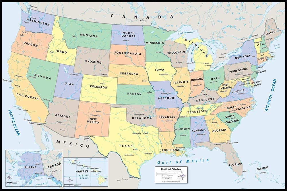 Dry Erase United States Map Peel And Stick Us Wall | Desertcart Bermuda