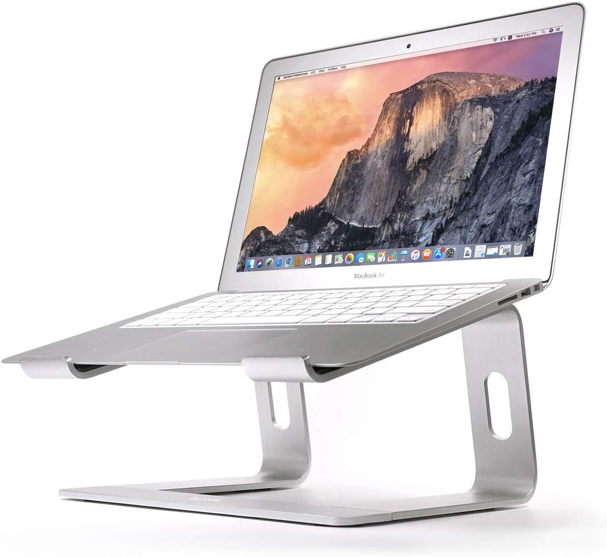 Laptop Stand Ergonomic Ventilated Aluminium Portable Notebook Computer ...