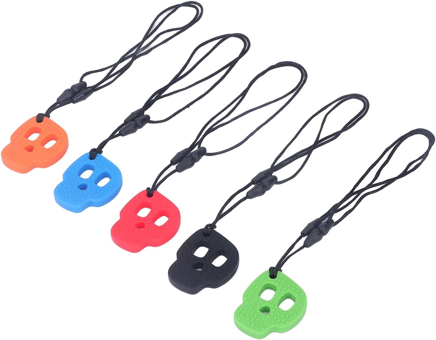 Chew Necklaces for Sensory Kids, 4 Pack Chewy Necklace Sensory Boys ...