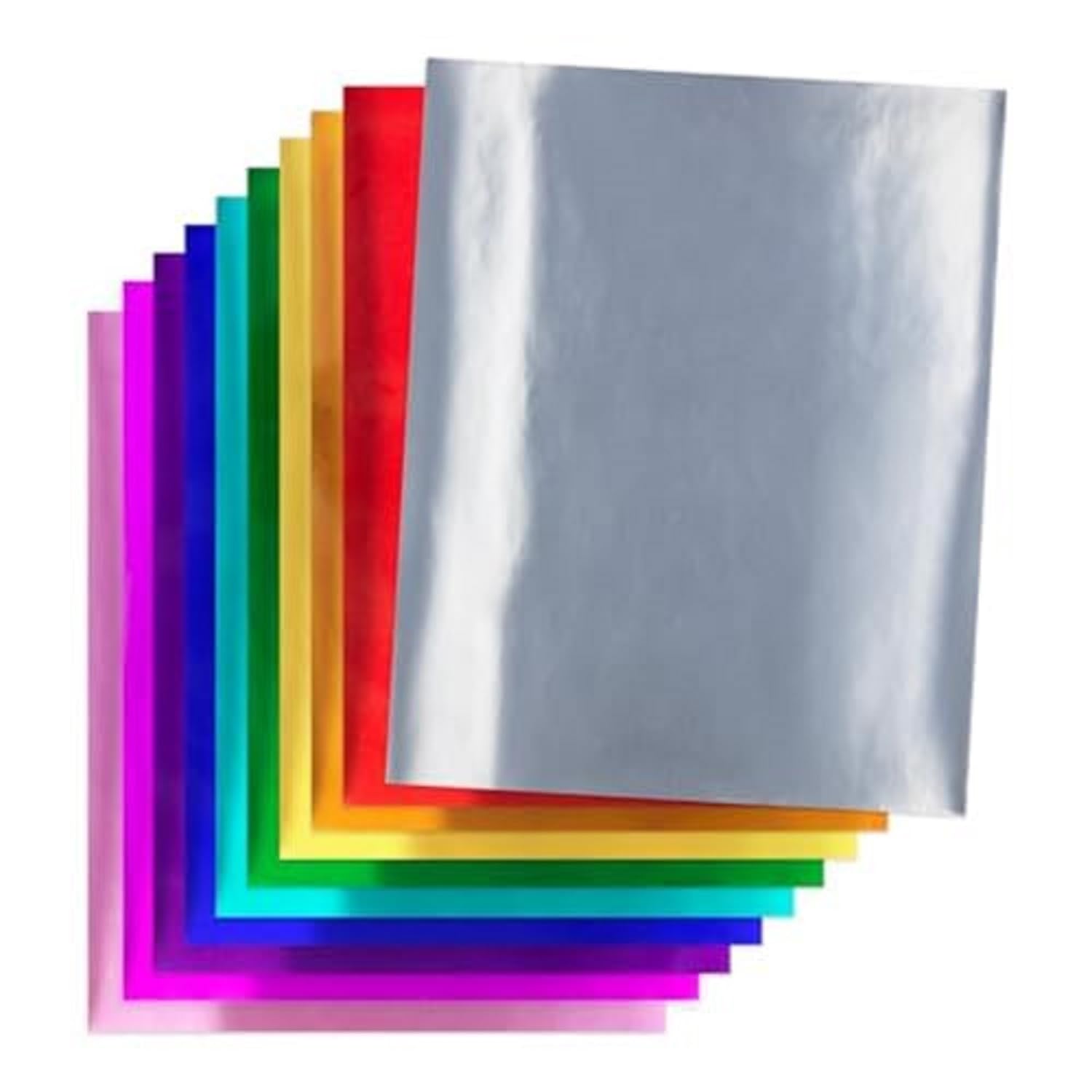 Buy Hygloss Products Metallic Foil Paper Sheets - 8 Assorted Colors, 8 ...