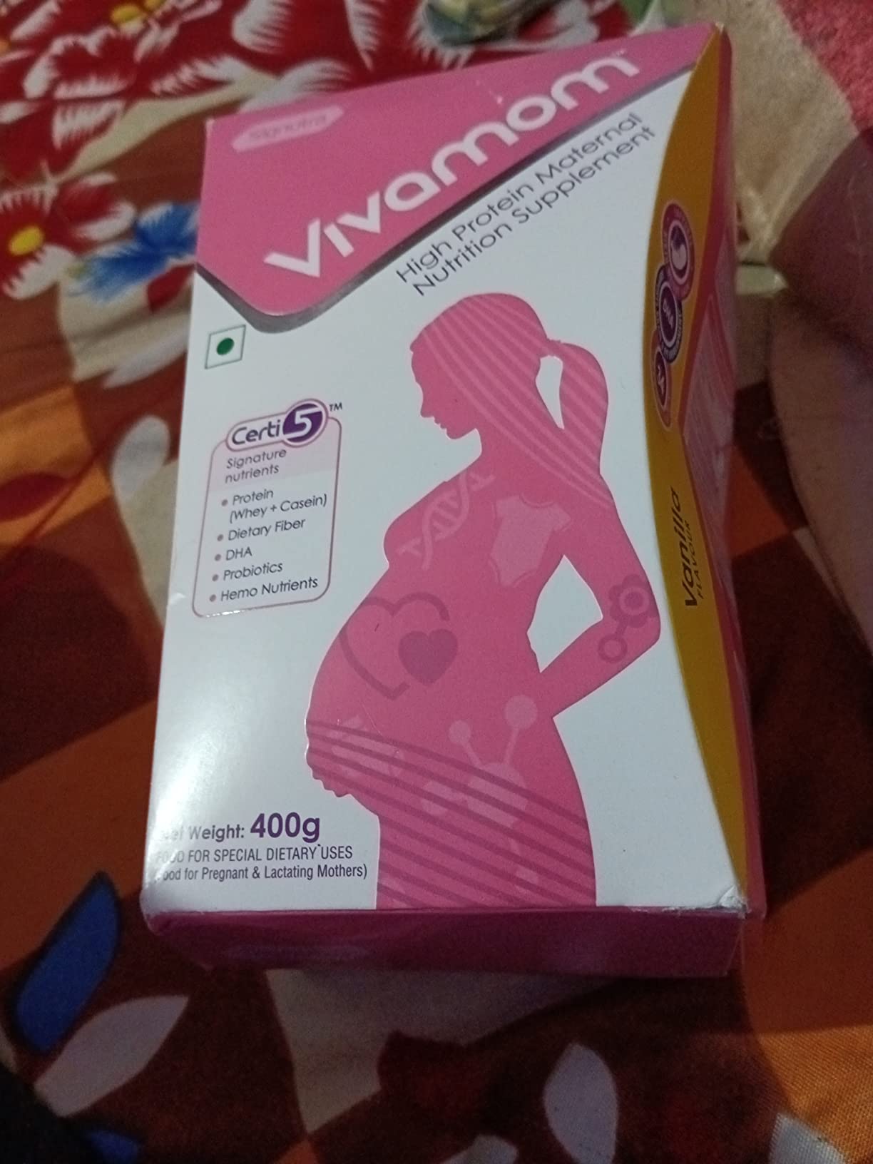 Vivamom Maternal Nutrition Supplement powder- Pack of 400g BIB (Vanilla ...