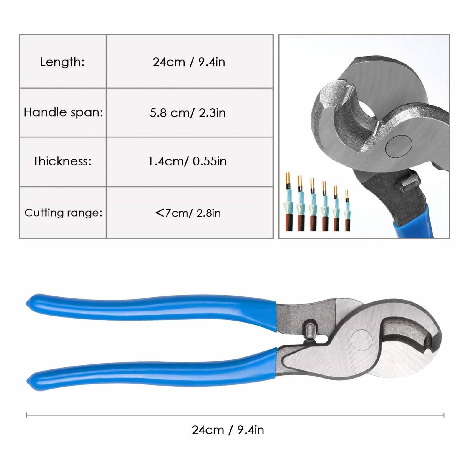 Huazzzyi Battery Lug Crimping Tool, Battery Cable Crimping Tool ...