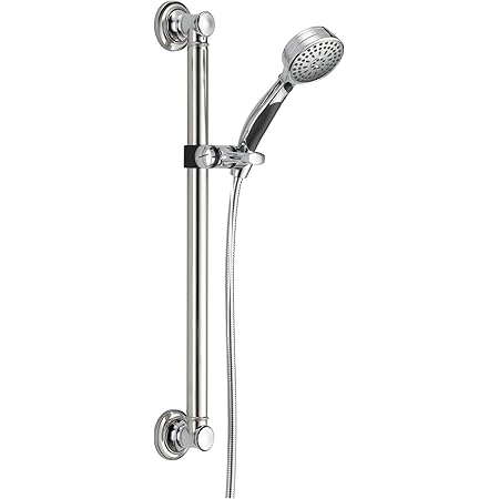 Moen Chrome Eco-Performance Single Function Handheld Shower with 24 ...