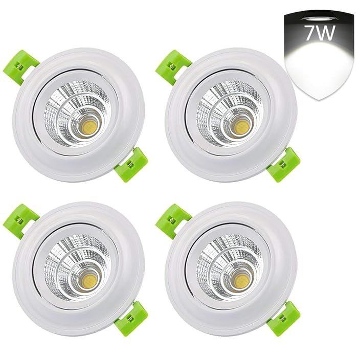 Buy LEDMO 7W LED Round Ceiling Light 700LM Ideal 70W Replacements COB ...