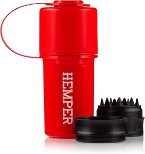 Amazon.com: Hemper Keeper 3‑in‑1 Herb Grinder with Dual Storage ...