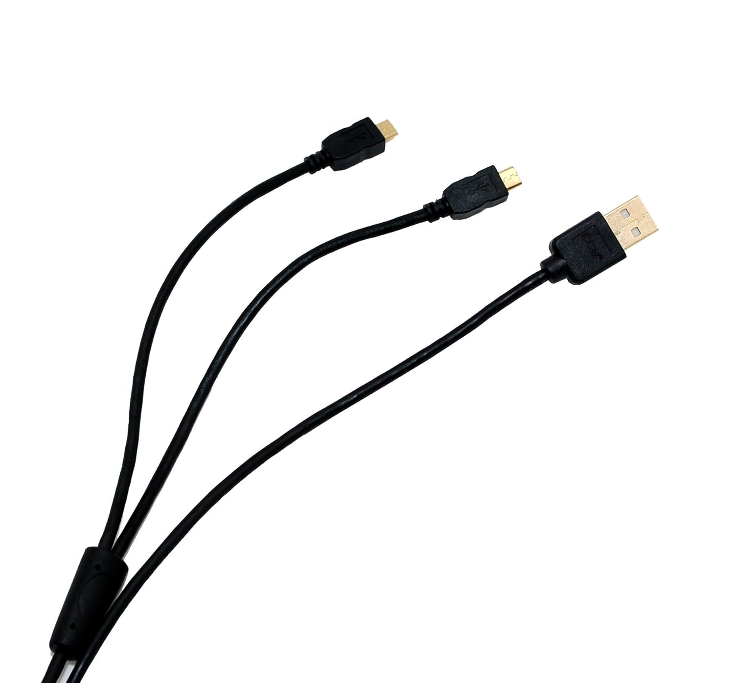 Amazon.com: USB 3.0 Cable, Dual Micro USB Splitter Charge Type A Male ...