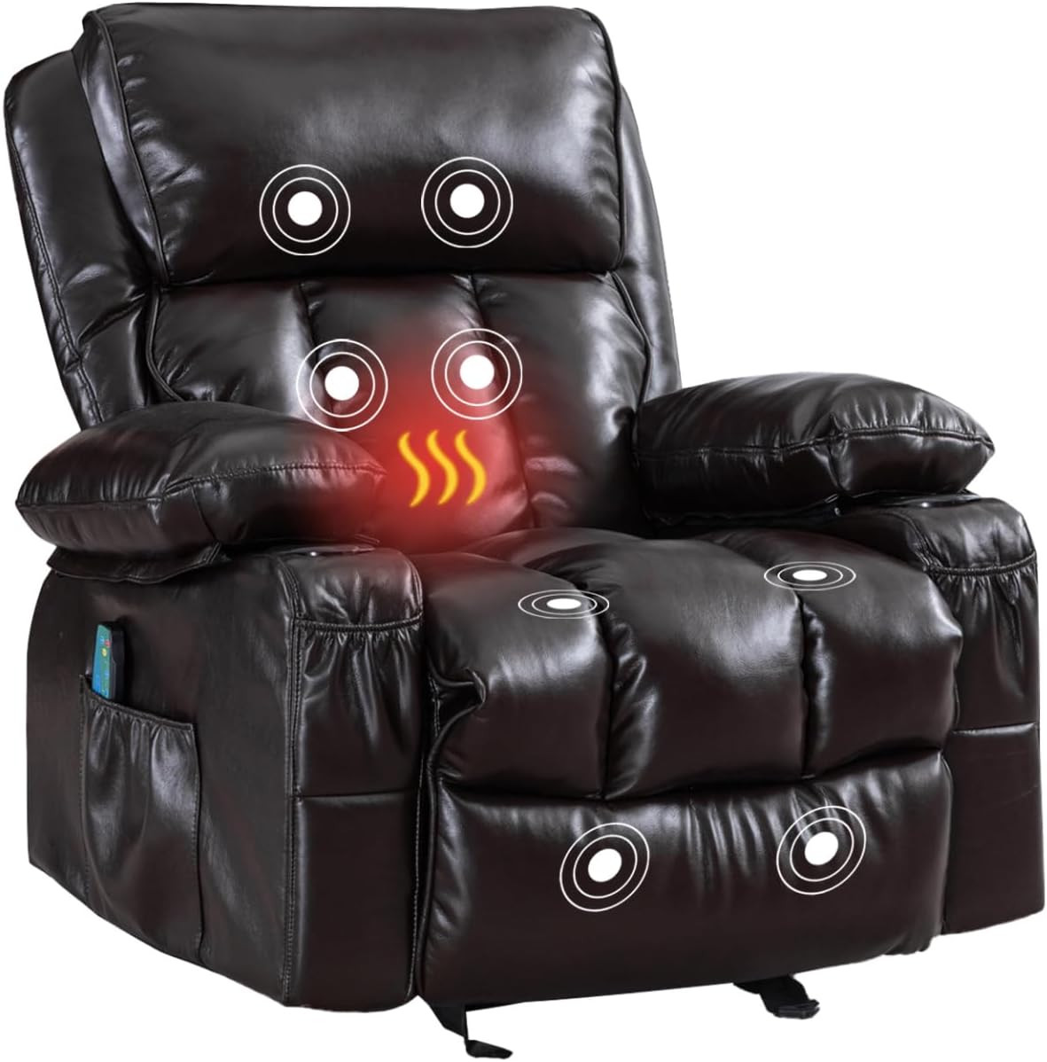 Amazon.com: TRIPLE TREE Power Recliner Chair with Heating and Massage ...