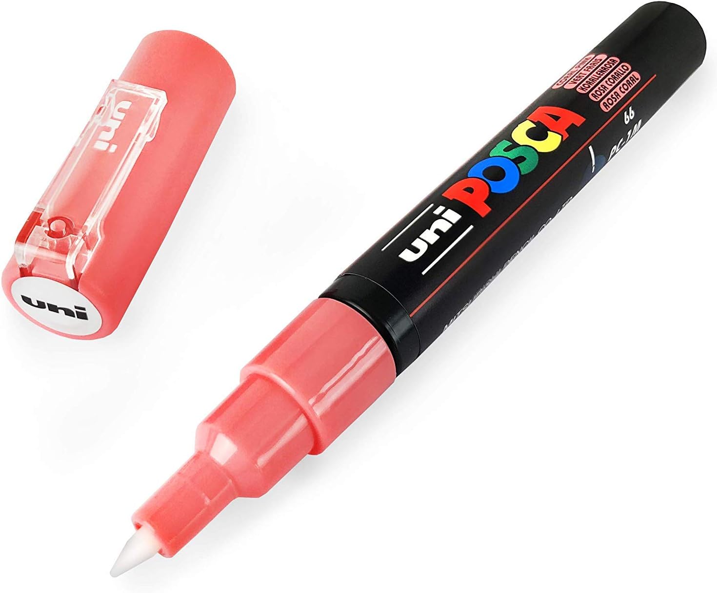 Uni POSCA PC-1M Paint Marker Art Pens - 0.7mm - Coral Pink - Single Pen ...