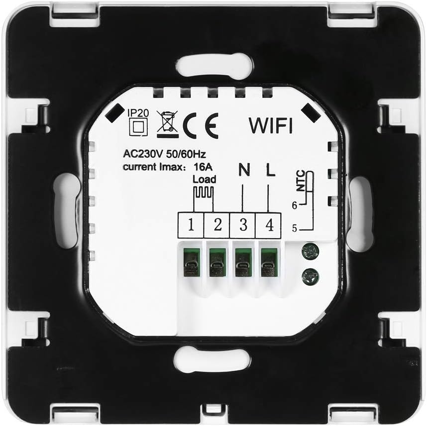 Decdeal WiFi Electric Heating Thermostat (Model XOY6858830357994NM ...