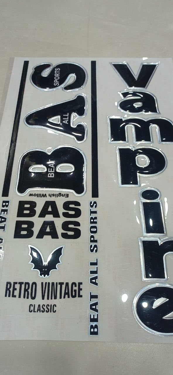 Sportsworld Self Adhesive Bas Vampire Retro Vintage Embossed Laminated ...