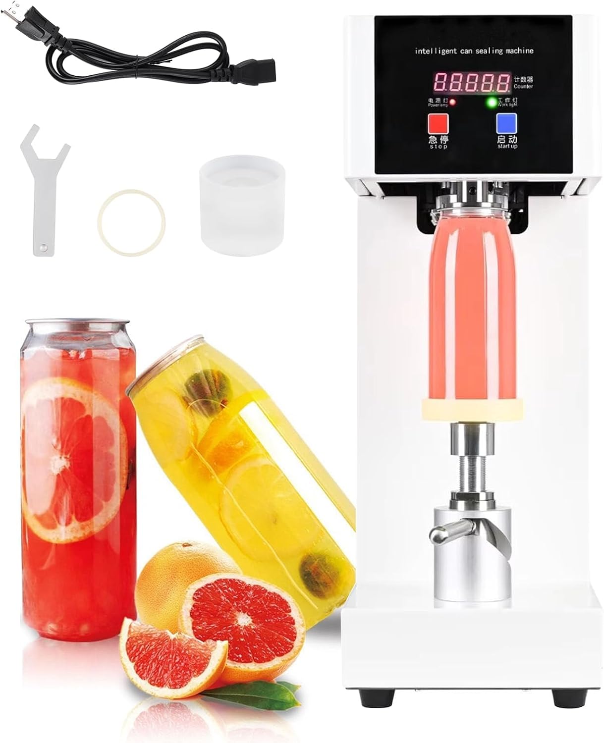 Amazon.com: chengxiaorui 180W Commercial Soda Can Sealer with LCD ...