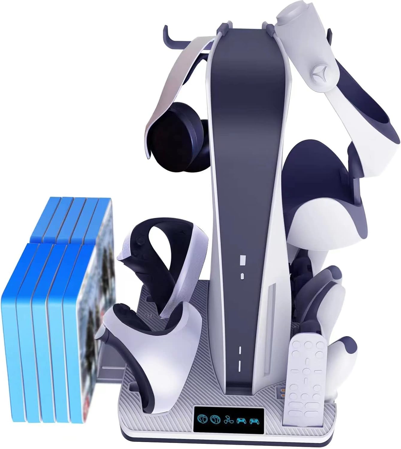 Amazon.com: ZahoTse VR2 Charging & Storage Stand for PlayStation VR2 ...
