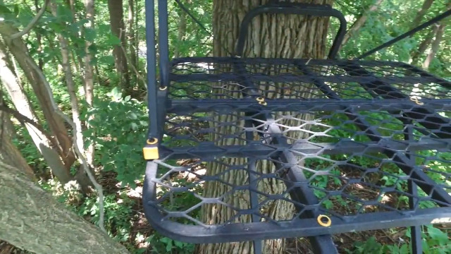 Watch MUDDY MLS2300 Partner 17' Double Steel Ladder Tree Stand with ...