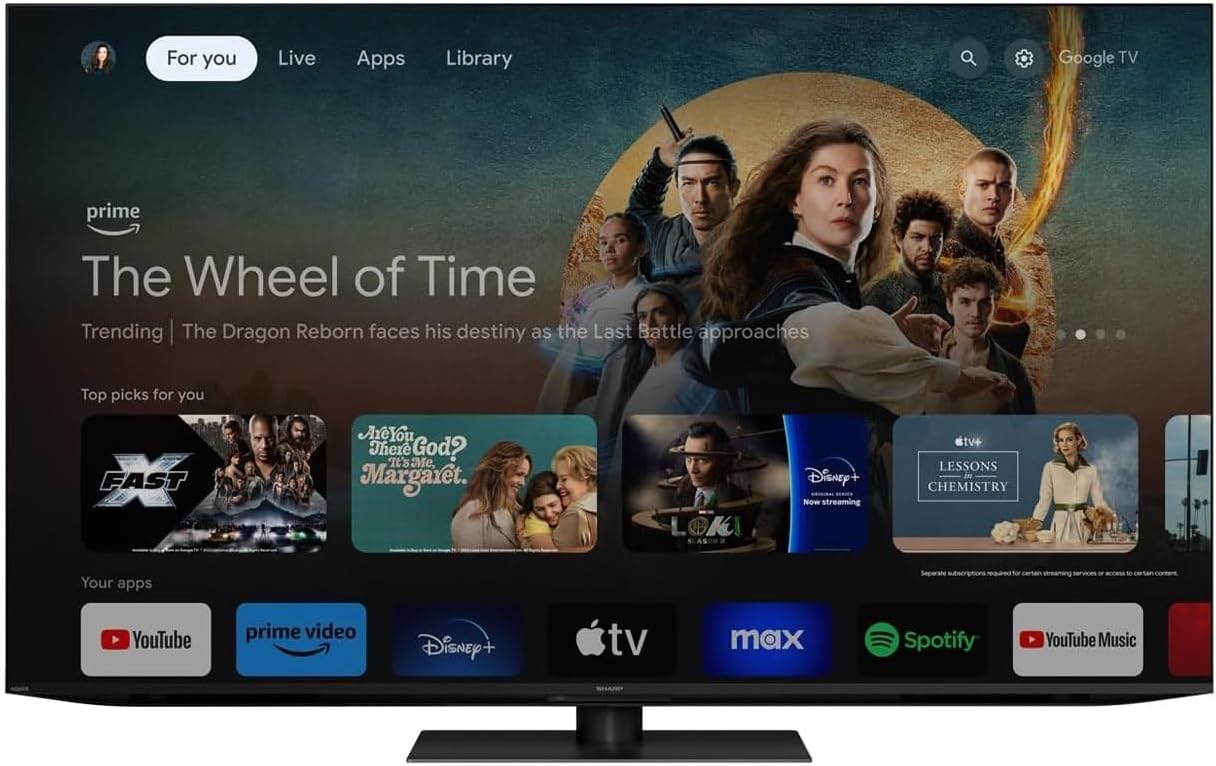 Amazon.com: Sharp Roku TV 55" Class (54.5" Diag.) OLED 4K Ultra HD with HDR10 : Electronics