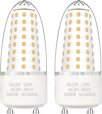 SYXKJ GU24 LED Light Bulb T2 Spiral CFL Replacement GU24 CFL Light Bulb ...