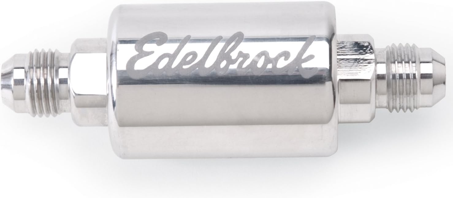 Amazon.com: Edelbrock Russell 650140 Polished Aluminum Competition Fuel ...