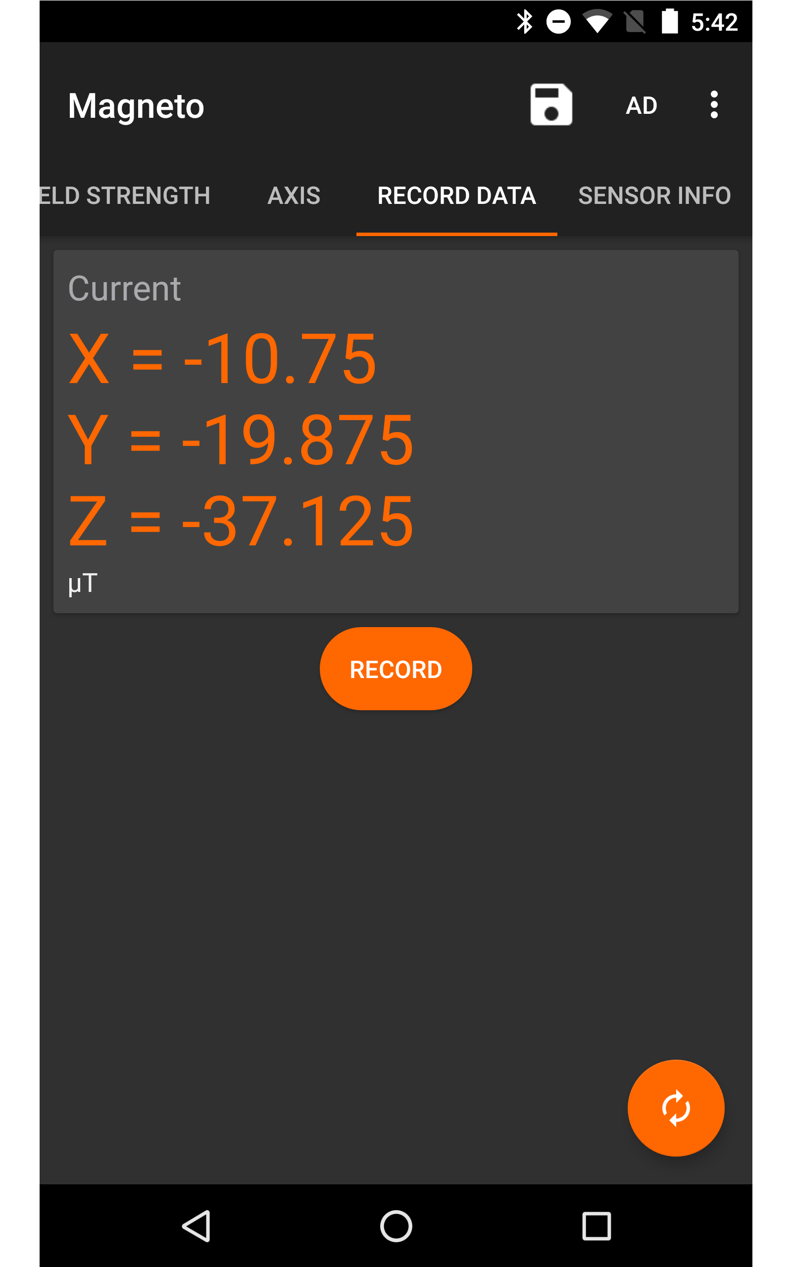 Magneto - Digital Magnetometer - App on Amazon Appstore