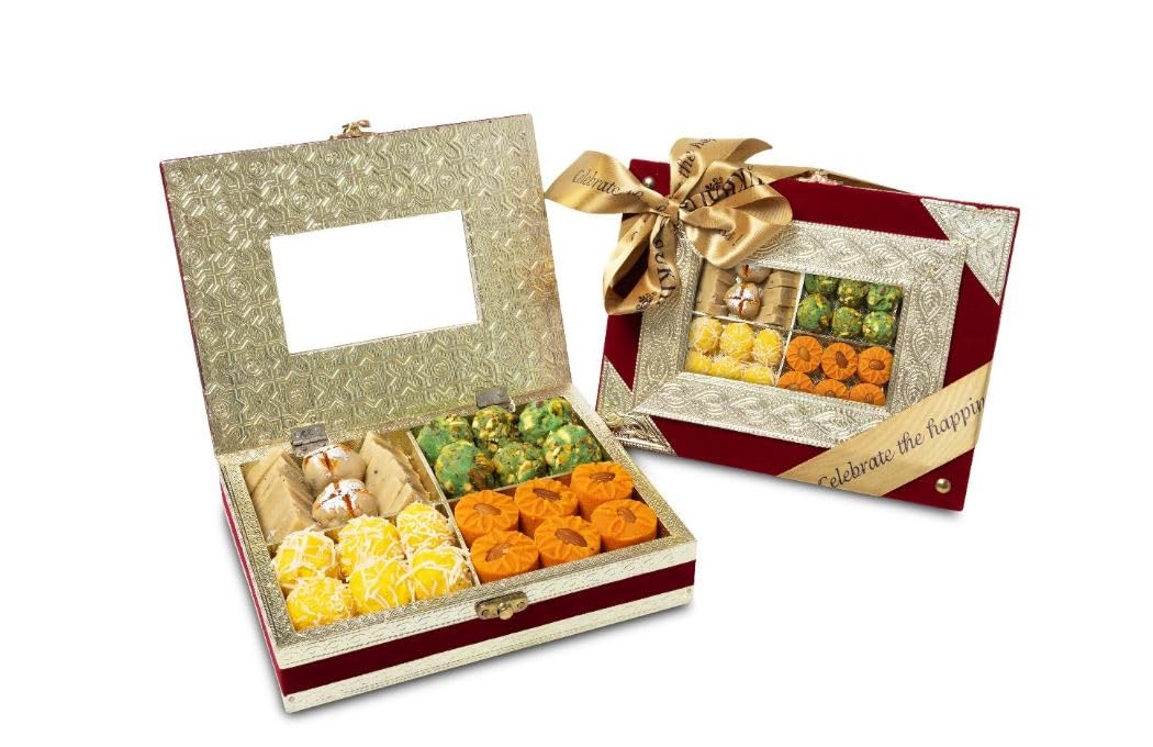 Amazon.com : Sukhadia Sweets -Red Velvet Box - Premium assorted sweets ...