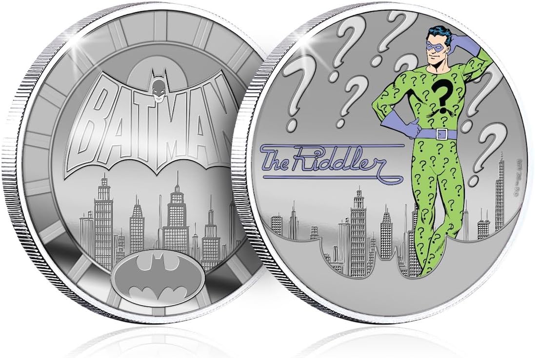 DC Comics Superhero Batman Silver Coin Colour Collection 2023 - The ...