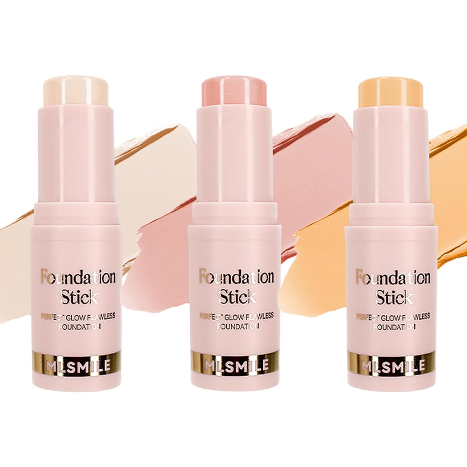 Amazon.com : Riroenst 3 Count Matte Foundation Stick Makeup, Medium ...