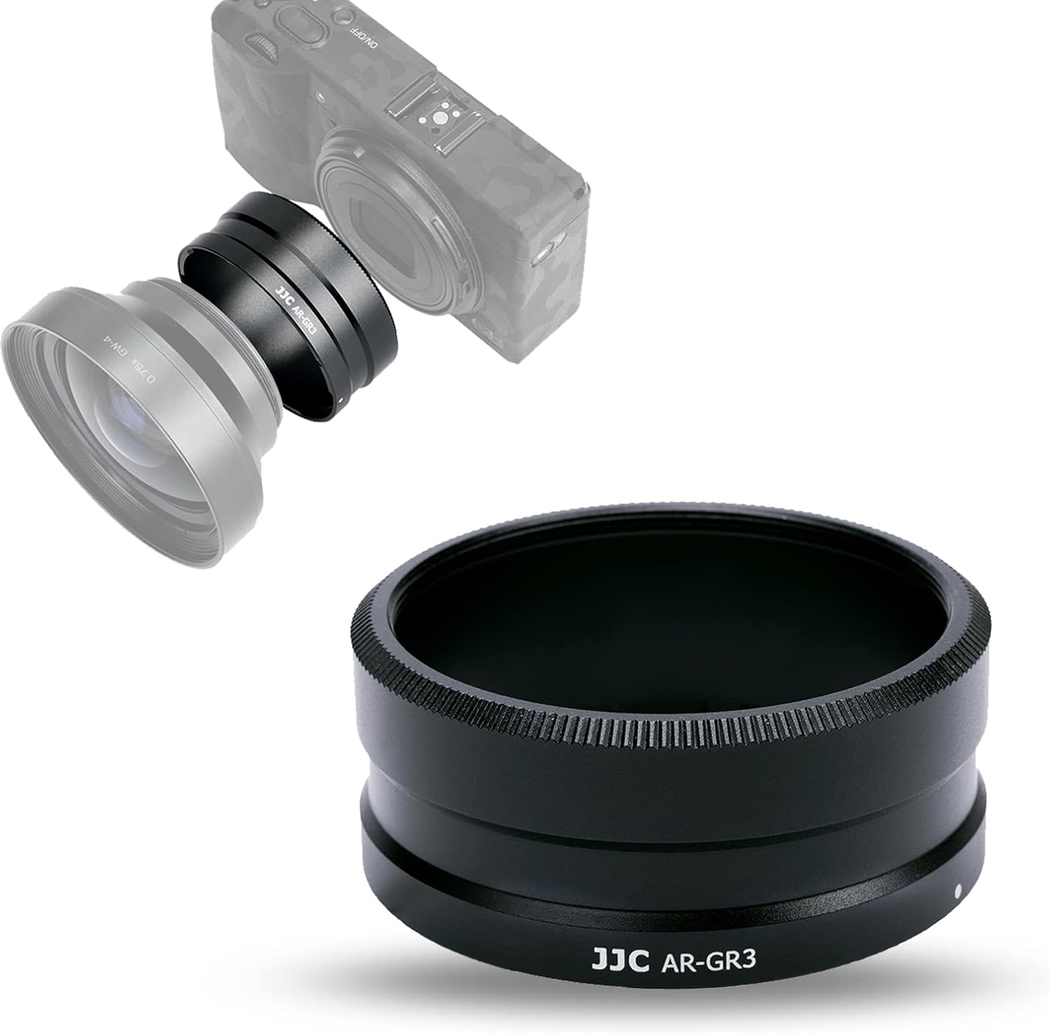 Amazon | JJC GA-1 レンズアダプター Ricoh GW-4 ワイドコンバージョンレンズ 装着時に使用 リコー Ricoh GR III GRIII GR3 GRIII HDF ...