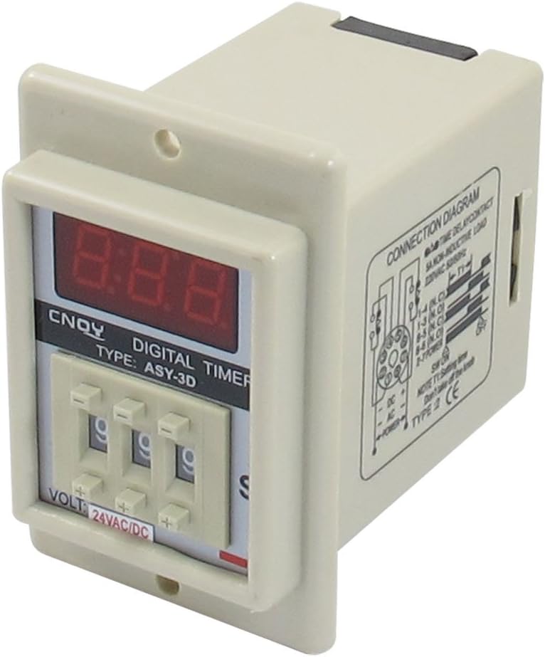Amazon.com: GWRQTCUDY AC/DC 24V 8 Pin 0.1-99.9 Second Digital Timer ...