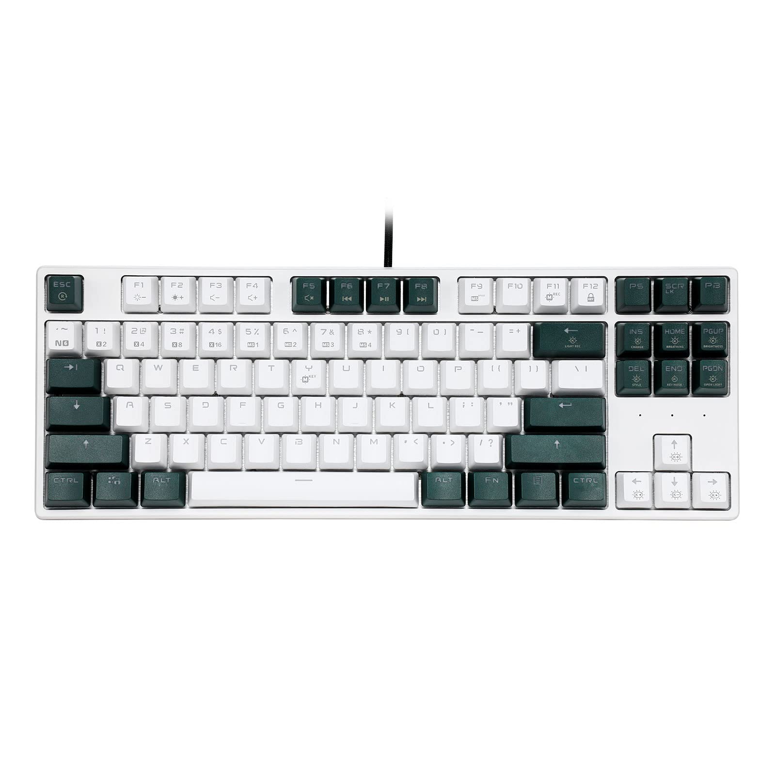 Amazon.com: Hexgears GK13 Mechanical Keyboard, 87 Keys TKL Wired ...
