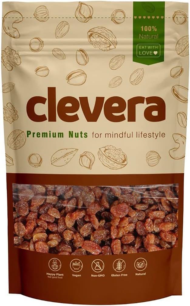 Clevera Organic Sultana Raisins - Naturally Sweet, Sun-Dried - A ...