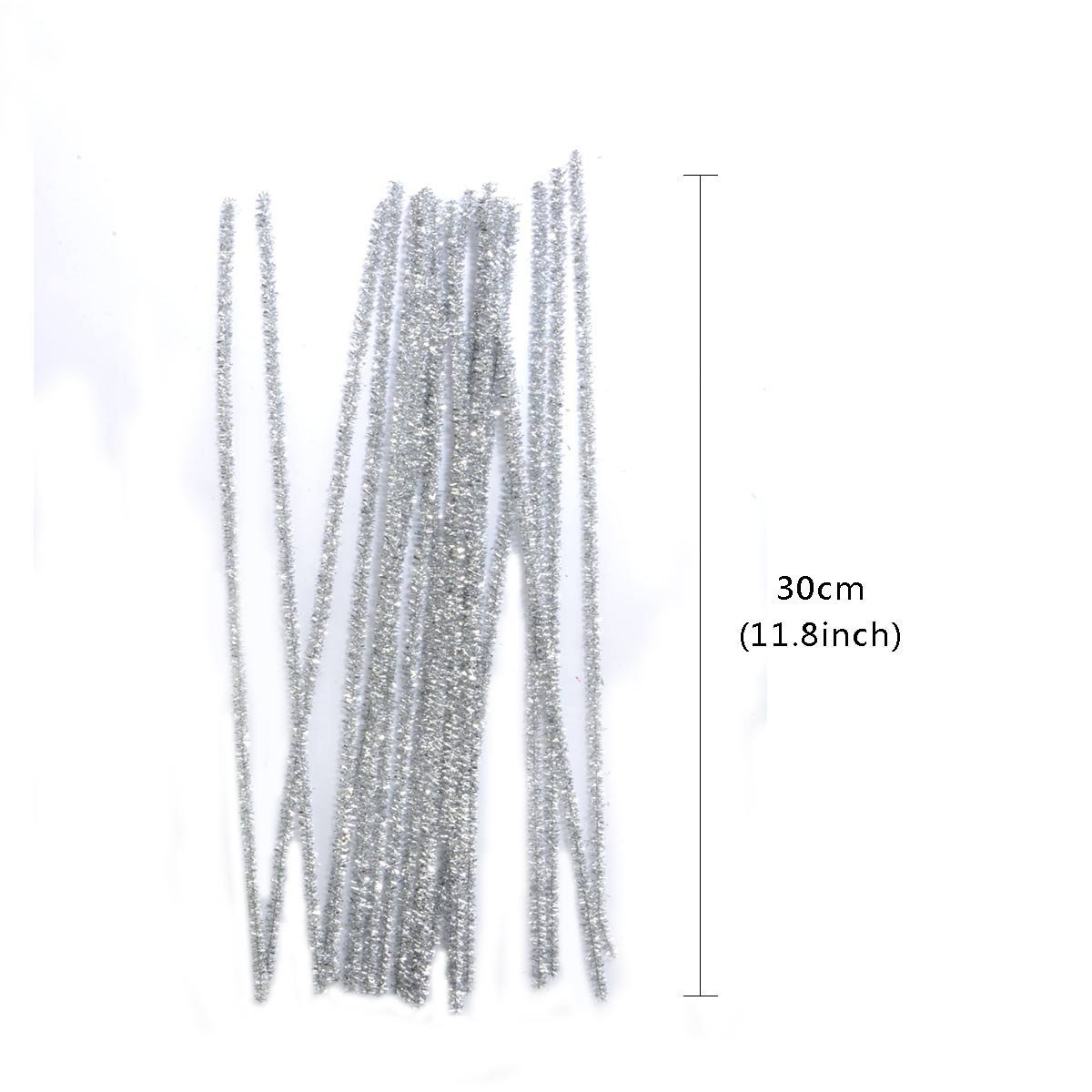 Snapklik.com : Glitter Pipe Cleaners, 100 PCS 12 Inch Glitter Sparkle ...