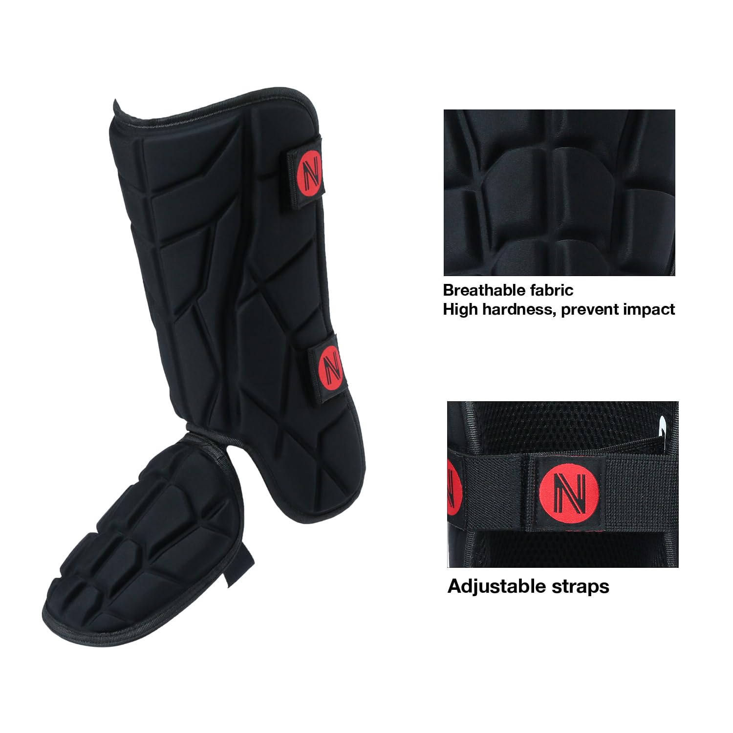 Snapklik.com : NURIBASE Batters Leg Guards, Baseball/Softball Leg Guard ...