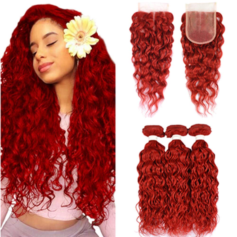 Red Wet And Wavy Weave