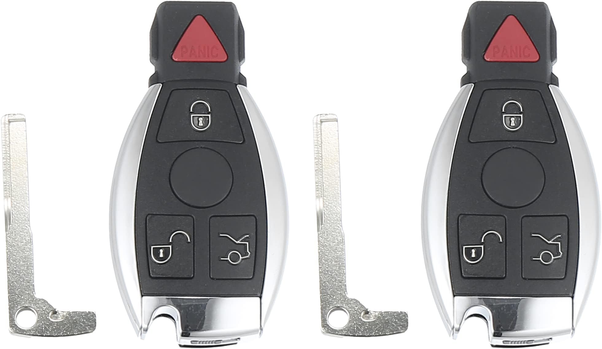 Amazon.com: X AUTOHAUX 2pcs 315MHz 4 Button Car Keyless Entry Remote ...