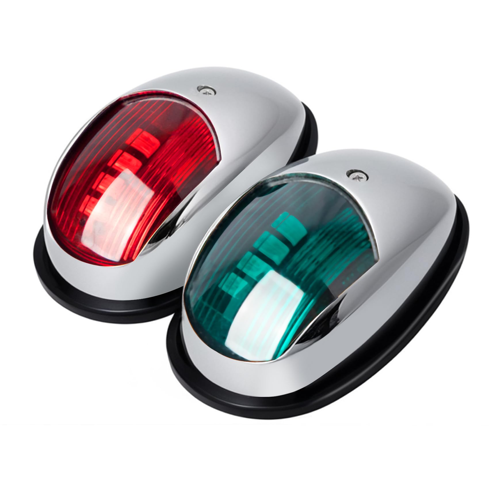 Snapklik.com : Obcursco Boat Navigation Lights, LED Red And Green ...