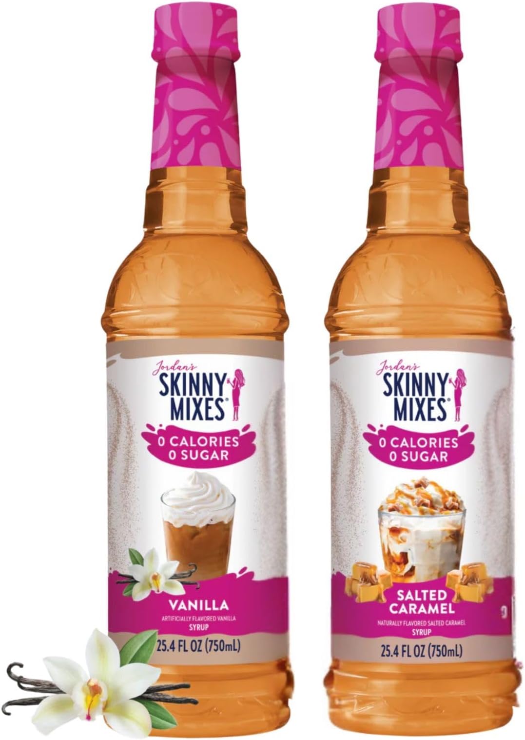 Amazon.com: Jordan's Skinny Syrups Sugar Free Coffee Syrup, Brown Sugar ...