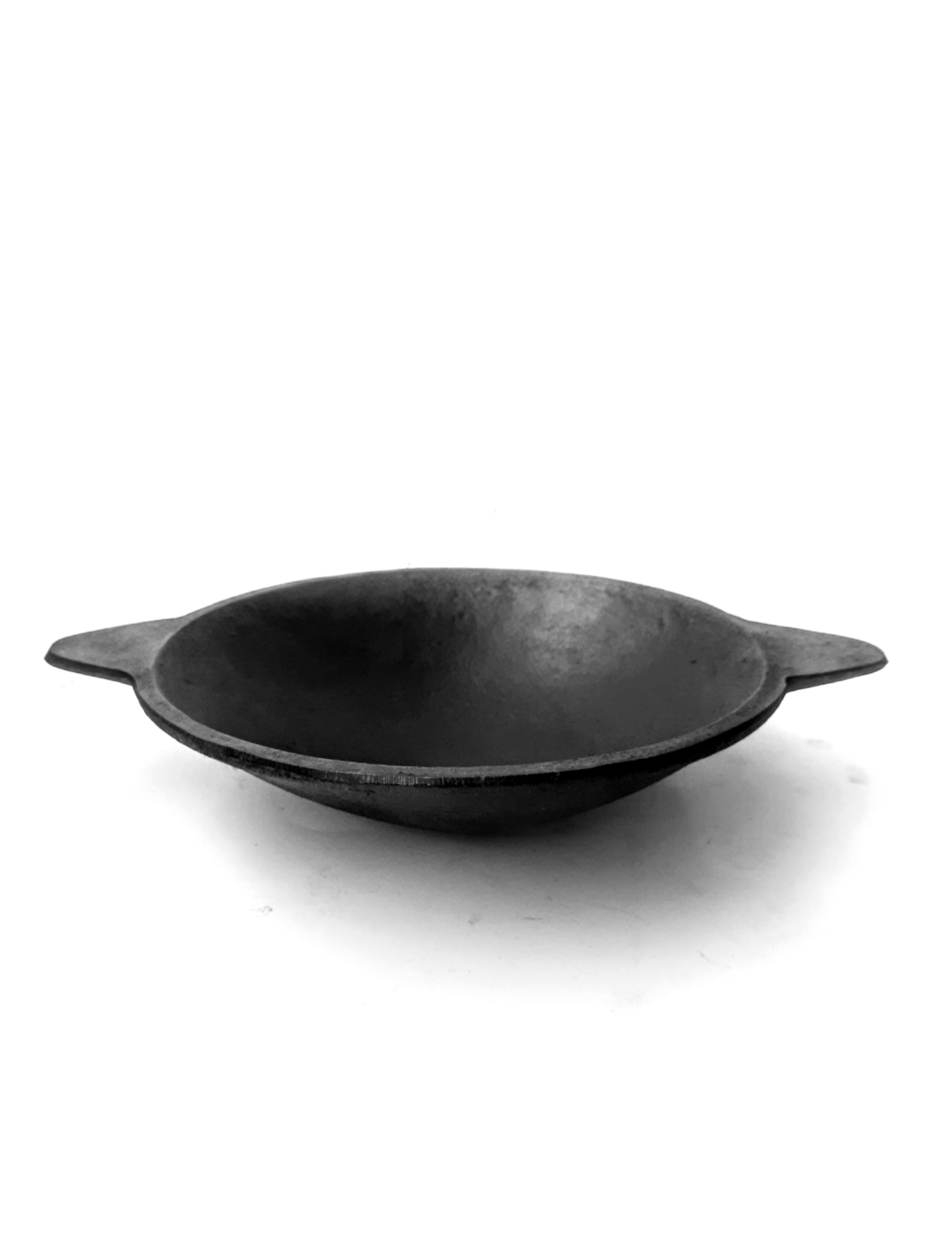 Buy PRAGANIYA Cast Iron Appachatti/Appam Pan 9 Inch Pre-Seasoned Black ...