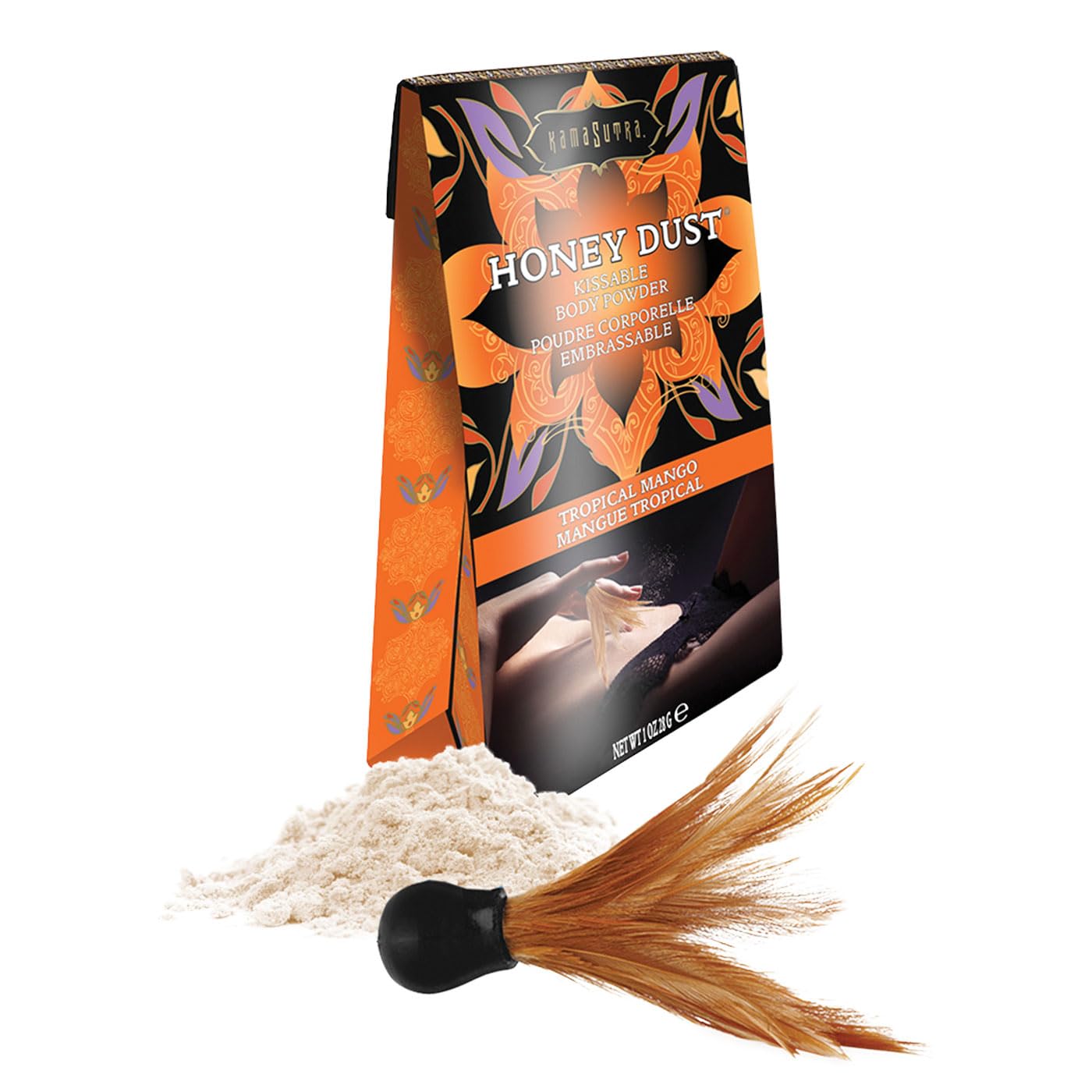 Amazon.com : KAMA SUTRA Honey Dust Tropical Mango 1 ozKissable Body ...